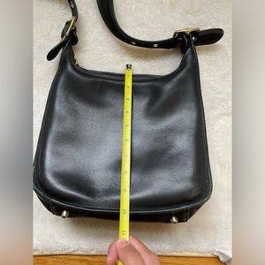 Coach | Bags | Coach Vintage Legacy Zip Black Handbag Shoulder ...